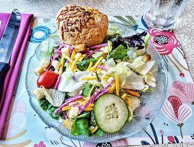 Wisconsin salads follow the "make room for meat" philosophy—fresh, colorful, and just enough to convince yourself you're eating balanced.