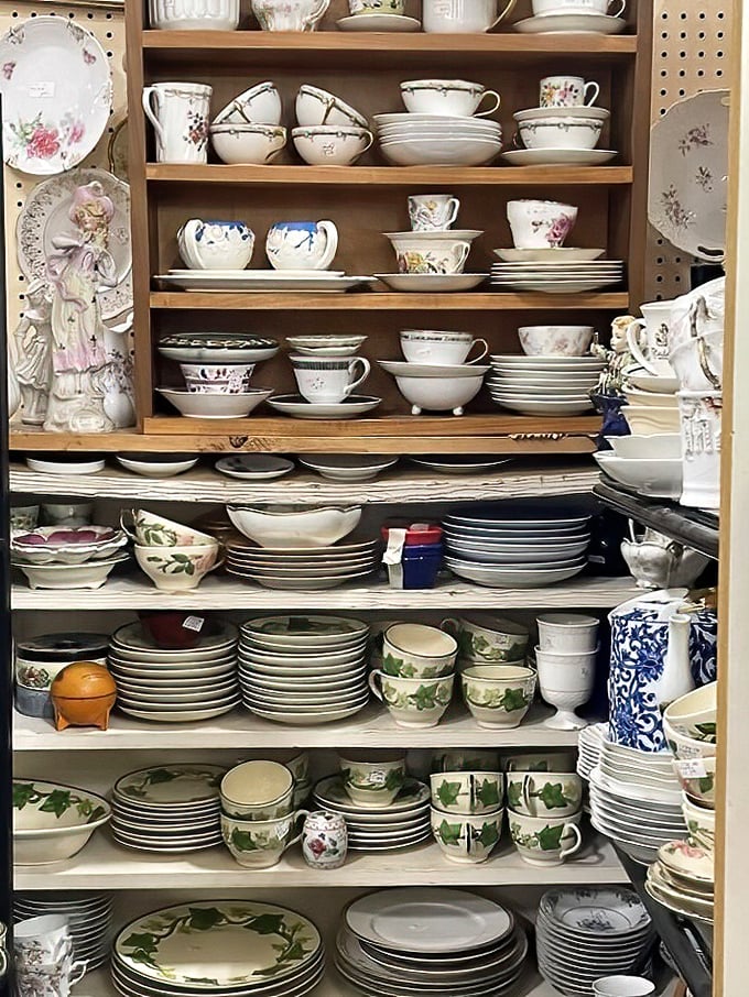 Grandmother's china, but better—because you don't have to wait for special occasions to use it. Each delicate cup holds stories of Sunday dinners past.