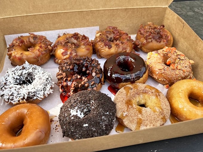 A dozen different personalities in one box – like the breakfast version of The Breakfast Club, each with its own delicious story to tell.