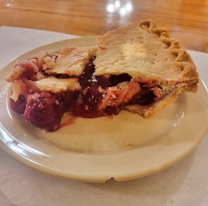 The Dutch apple pie doesn't just satisfy your sweet tooth—it writes poetry to it, with that perfect balance of tart fruit and flaky crust.