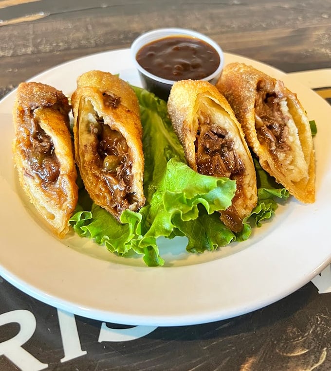 These aren't your average egg rolls—they're shepherd's pie in portable form, Ireland's comfort classic reimagined for the hand-held generation.