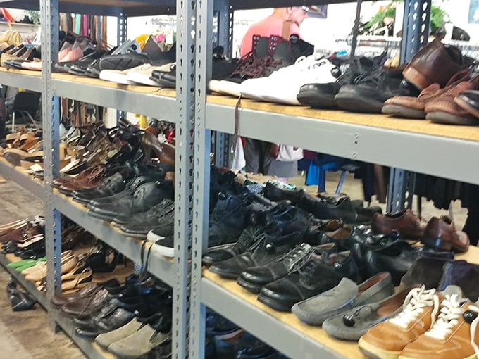 From combat boots to designer loafers – footwear that's walked through more sets than a veteran grip.