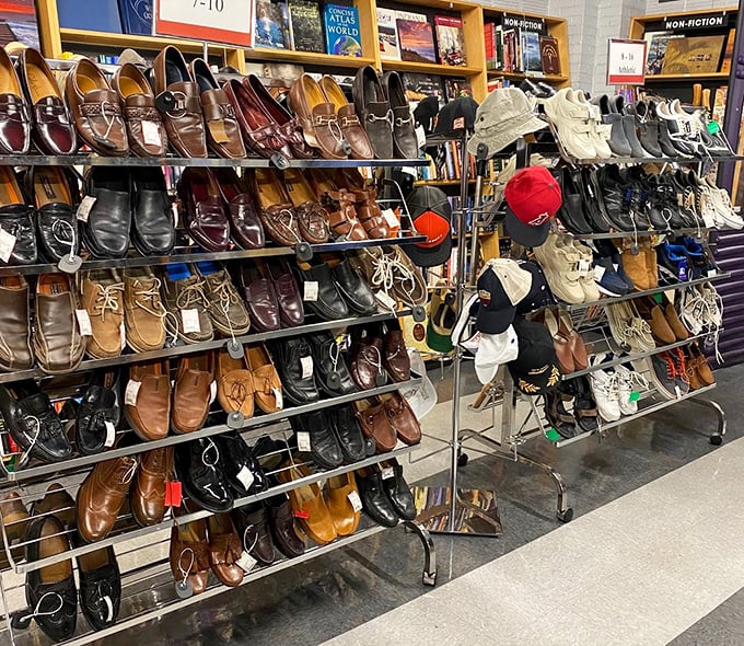 Shoe paradise! From boardroom-ready loafers to weekend boat shoes—an entire footwear department where someone else has already done the breaking in.