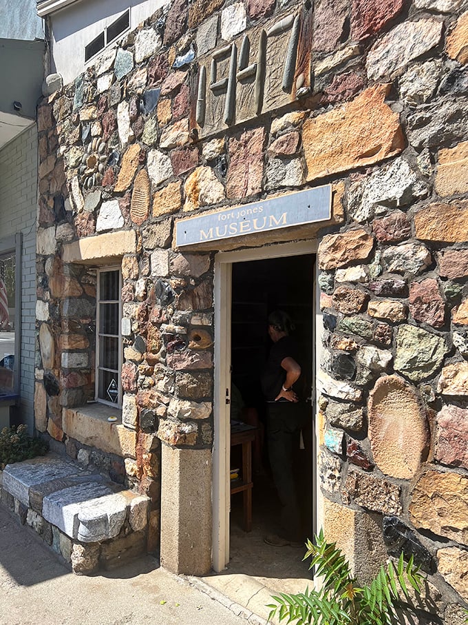 The Fort Jones Museum doesn't need flashy exhibits – its stone facade tells stories before you even step inside. History with character, not characters.