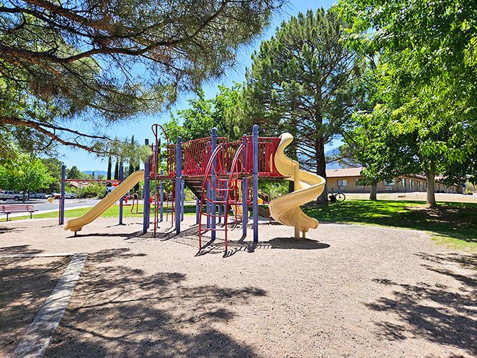 Garrison Park offers simple pleasures that don't require a platinum credit card—just bring your grandkids and your sense of play.