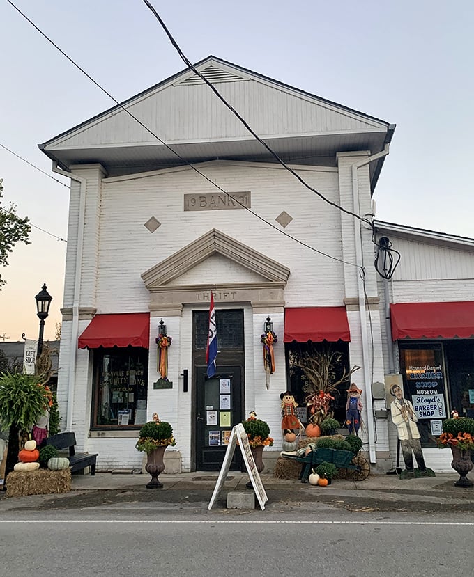 The former bank building now serves the community in new ways, proving that in Granville, history gets recycled, not replaced.