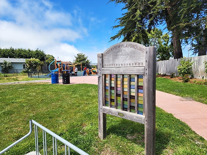 Greenview Playground: where kids burn energy and parents secretly wish they could join in. That climbing structure is calling your name.