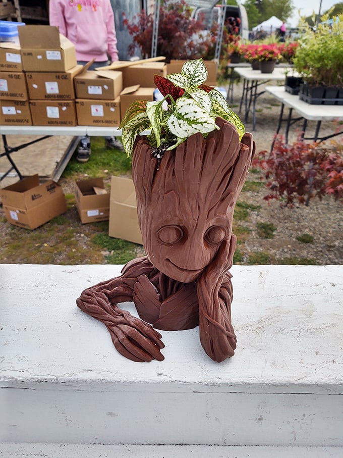 "I am Groot"—and apparently also a charming planter that would make any Marvel fan's houseplant collection instantly more heroic.