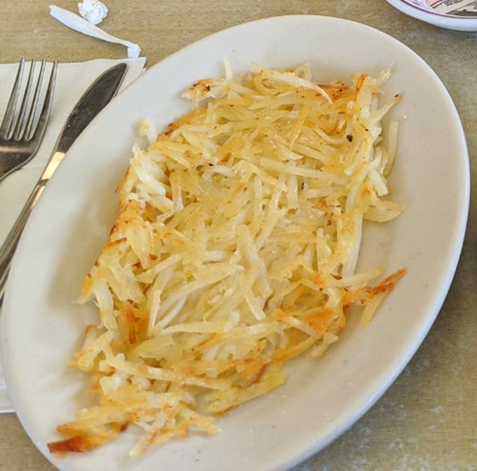 Hash browns that achieve the impossible balance – crispy exterior giving way to tender potato within. Simple perfection that requires no fancy technique.