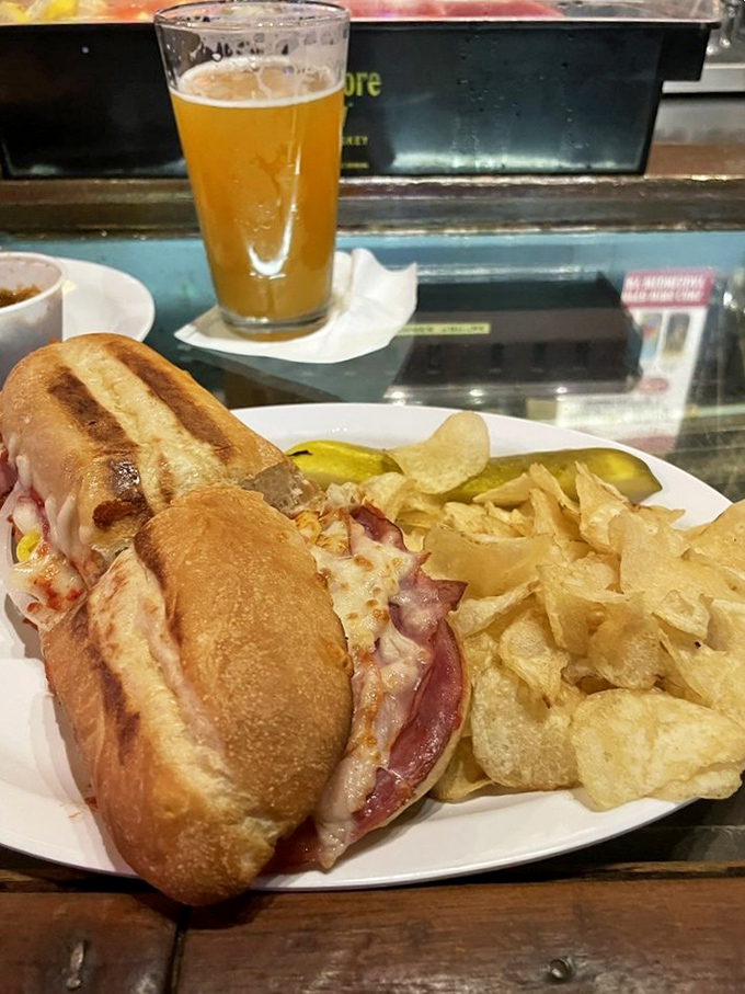 Meet the Italian sub that puts most New York delis on notice—melted cheese, savory meats, and that bread that's both cloud and crust.