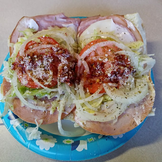 This Italian hoagie isn't just a sandwich—it's an edible work of art where every layer contributes to the symphony of flavors.