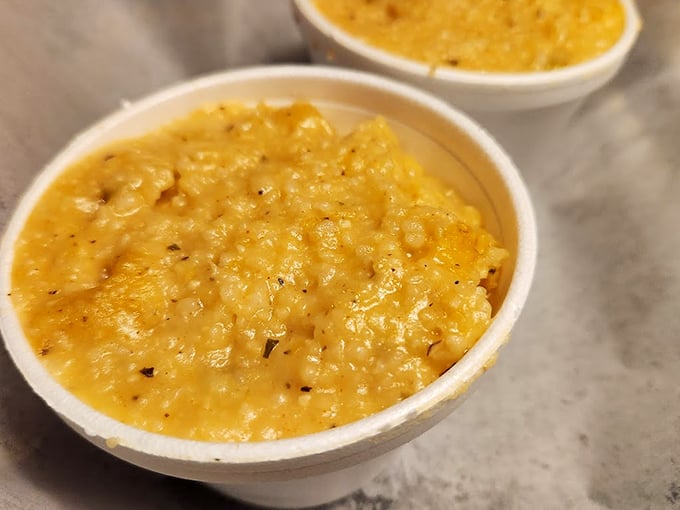 These jalapeño cheddar grits aren't just a side dish; they're the supporting actor that sometimes steals the whole barbecue show.