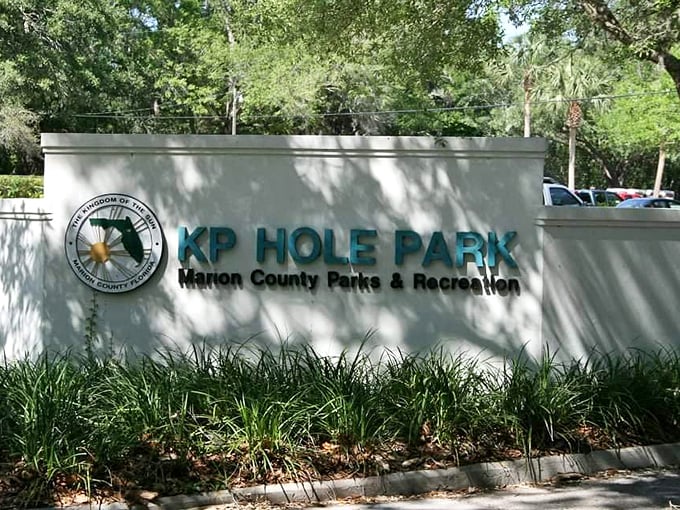 KP Hole Park serves as the gateway to Rainbow River adventures, where "KP" might as well stand for "Kayaking Paradise."