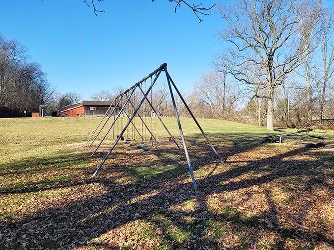 Simple pleasures define retirement in Logan – like these classic swings at Kachelmacher Park where you can feel like a kid again.