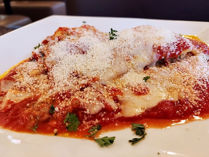 Layers of pasta, cheese, and rich tomato sauce create the comfort food equivalent of a warm hug. This lasagna doesn't just satisfy hunger—it soothes the soul.