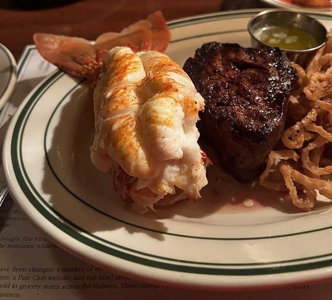 Surf meets turf in perfect harmony – a buttery lobster tail alongside a steak so good you'll forget your table manners.