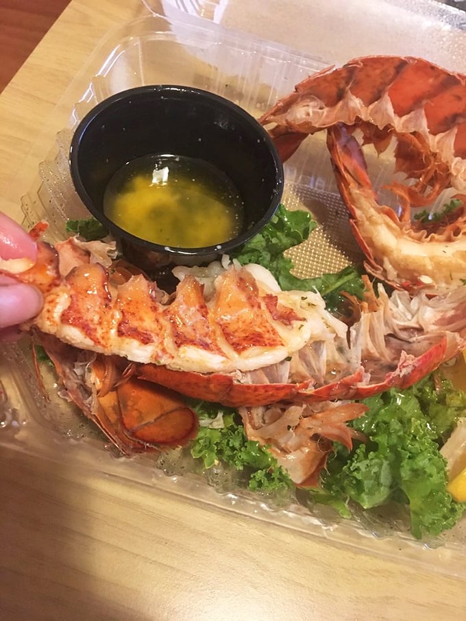 This lobster tail isn't just dinner – it's a California interpretation of a New England love story.