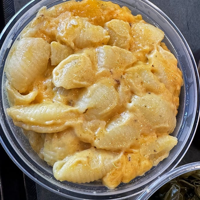 Mac and cheese that doesn't know it's a side dish. This creamy, golden masterpiece has main character energy and zero plans to share the spotlight.