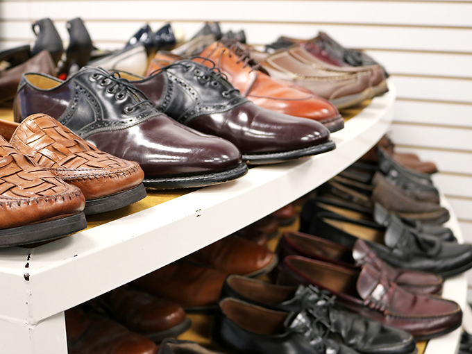 These aren't just secondhand shoes—they're barely-walked-in treasures. Italian leather for Target prices? Yes, please!