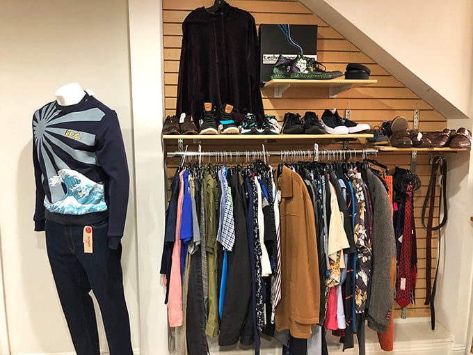 Men's fashion goldmine: Where else can you find a graphic sweatshirt that tells the world you're both environmentally conscious and impossibly cool?