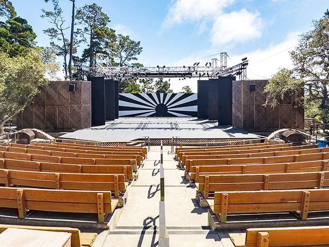 The Forest Theater—where Shakespeare meets sea air. Cultural experiences taste better with a hint of fog and the distant sound of waves.
