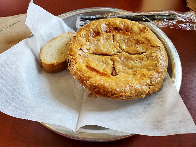 Not all heroes wear capes—some wear perfectly crimped crusts. This pot pie is what comfort food dreams about at night.