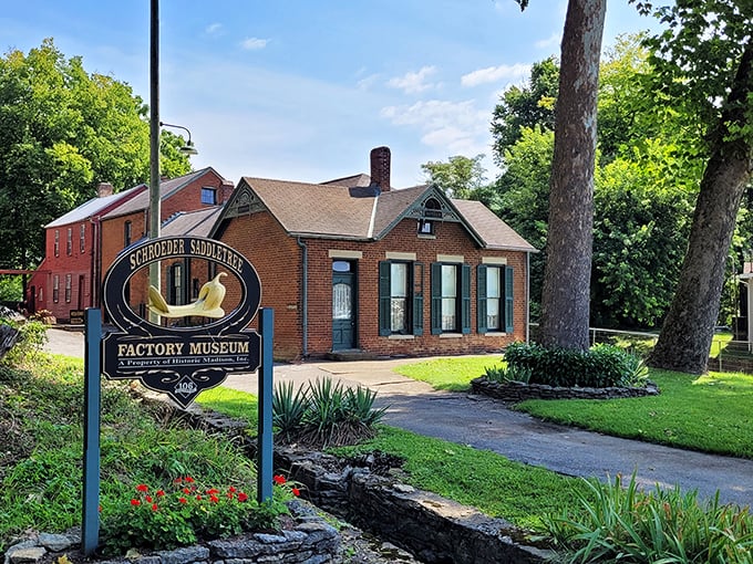 The Schroeder Saddletree Factory Museum preserves a slice of industrial history. Before motorcycles, there was horsepower of the actual four-legged variety.