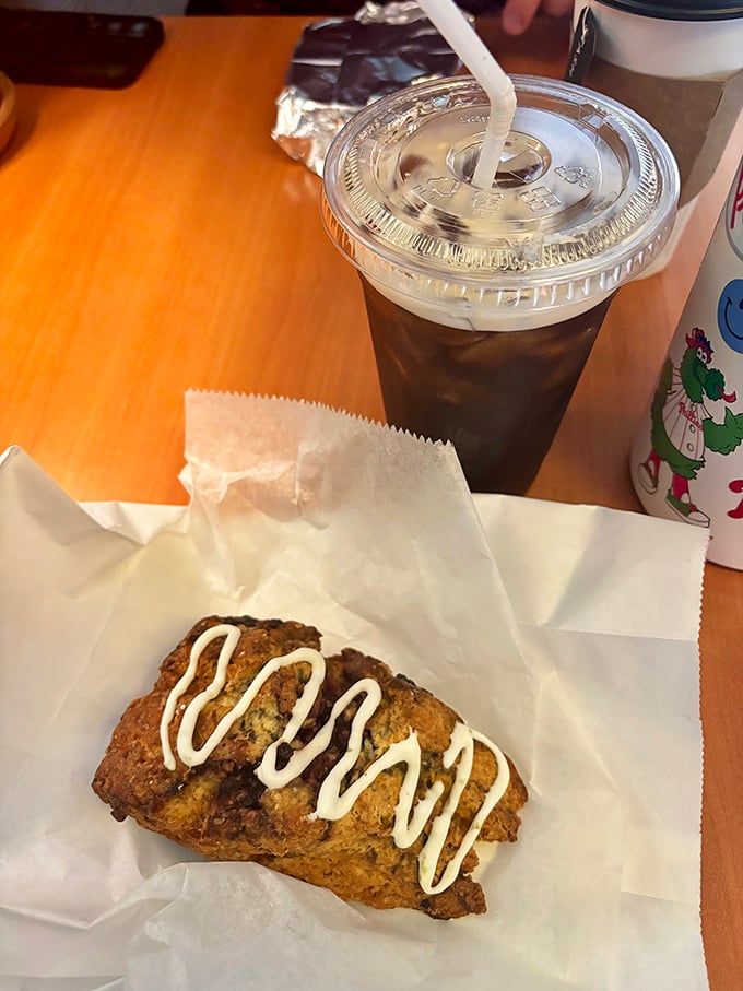 A scone so tender it practically whispers sweet nothings to your taste buds.