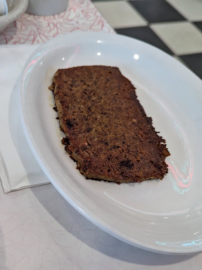 Scrapple: Pennsylvania's breakfast of champions. This crispy slab of mystery meat has converted more skeptics than a televangelist on Sunday morning.