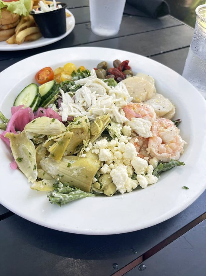 Fresh seafood salad that proves sometimes the simplest combinations create the most spectacular flavors on your fork.