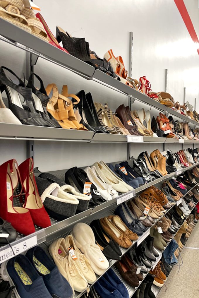A shoe lover's paradise where footwear fantasies come true without the designer price tag nightmare.