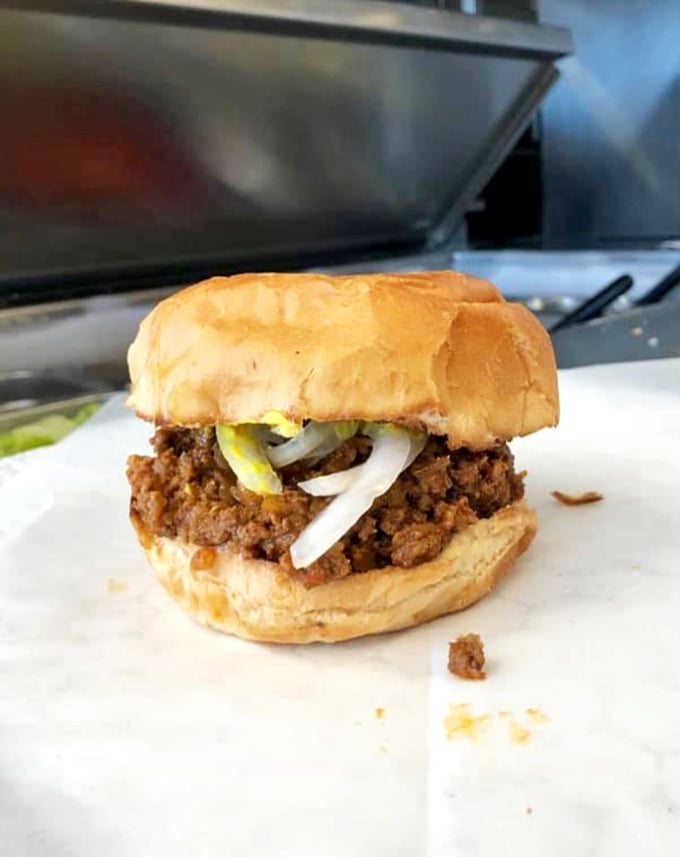 The Sloppy Joe at Swensons isn't just messy—it's a beautiful chaos of seasoned beef and tangy sauce that demands both napkins and respect.