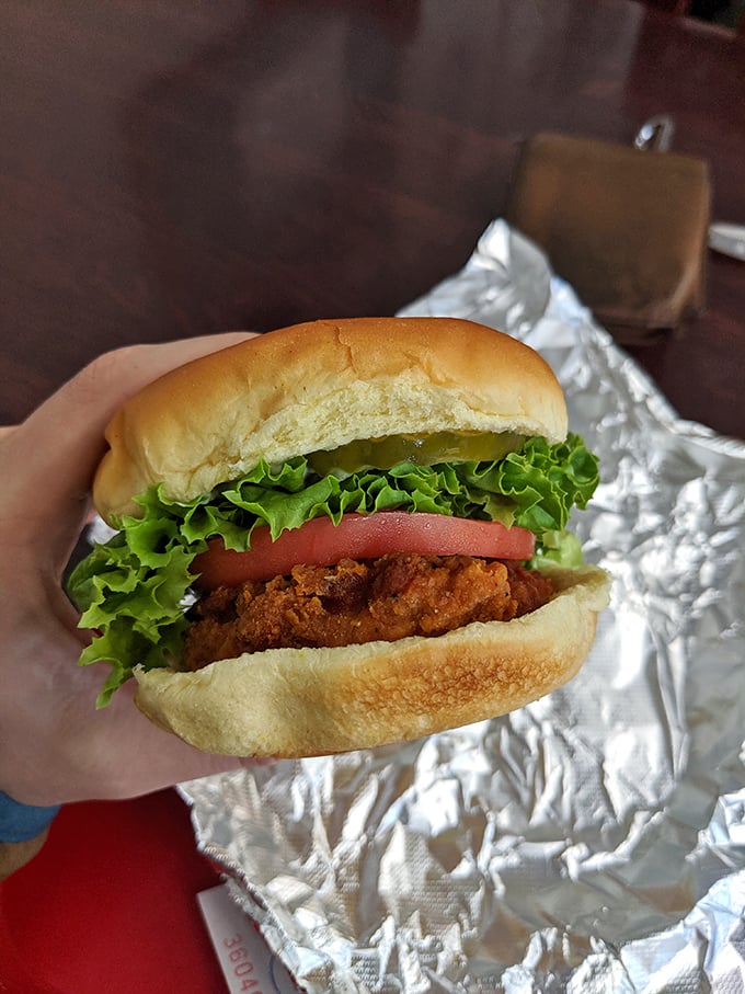 A proper chicken sandwich doesn't need gimmicks – just fresh toppings, a perfect bun, and chicken that's been fried by people who care.