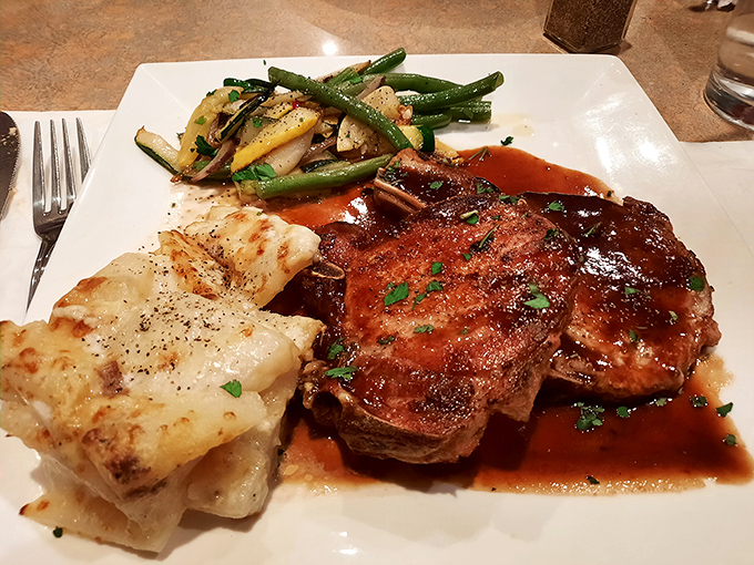 Beyond breakfast, dinner offerings like this perfectly seared steak prove Bistro 24 isn't just a morning affair – it's an all-day romance.