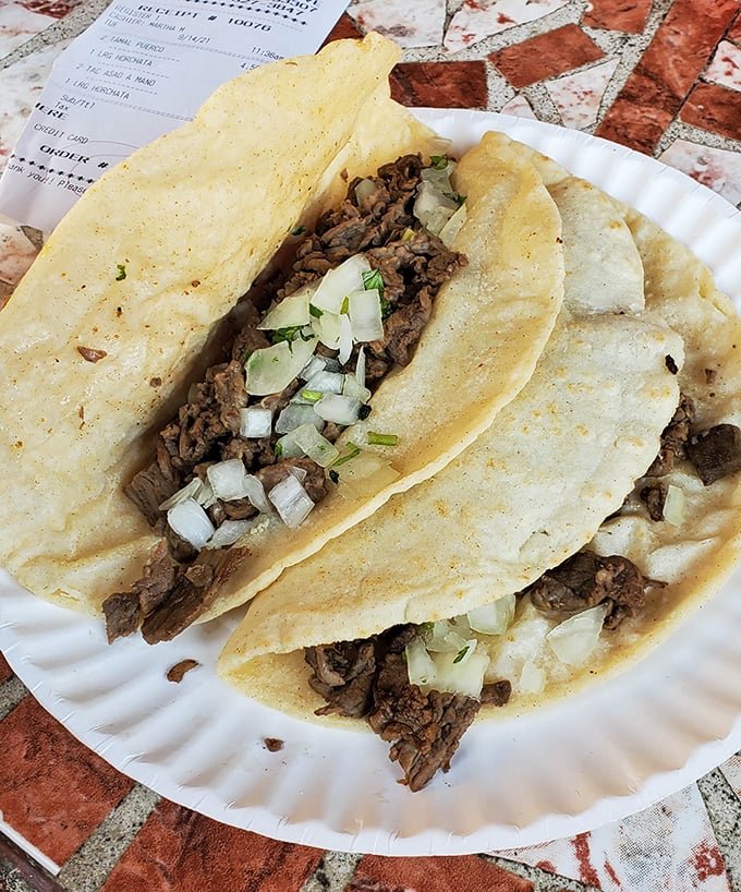 Tacos so authentic they practically have their own passport – street food elevated to pure art.