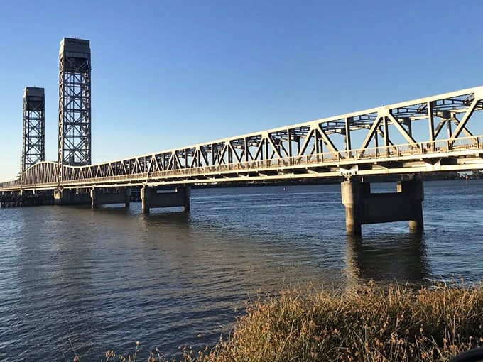 The Helen Madere Memorial Bridge isn't just a way to cross the Sacramento River—it's Rio Vista's version of the Golden Gate, minus the traffic and tourists.