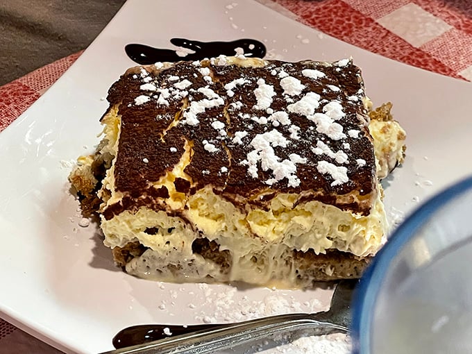Tiramisu that strikes the perfect balance between coffee, mascarpone, and cocoa. The kind of dessert that makes you consider skipping the entrée next time.
