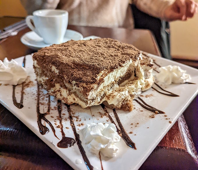 Tiramisu that defies gravity—light enough to float yet substantial enough to satisfy even the most demanding sweet tooth.
