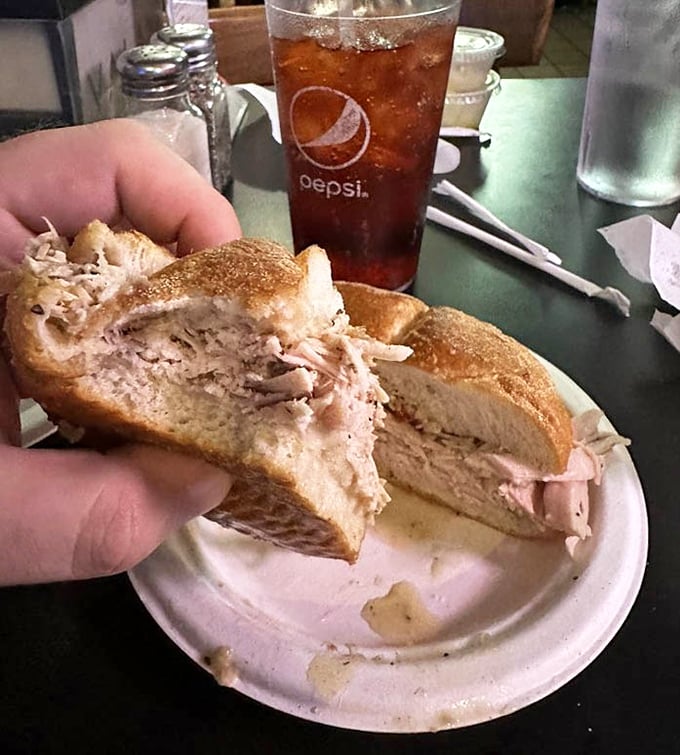 A turkey sandwich at Nick's proves that even the supporting cast deserves standing ovations. Simple, honest, and exactly what a sandwich should be.