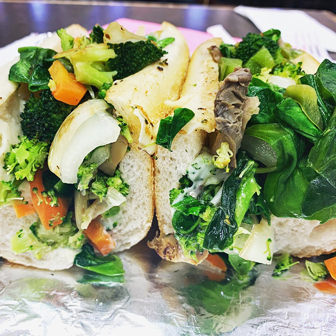 Vegetables get the star treatment here, proving that not all heroes wear capes – some wear lettuce.