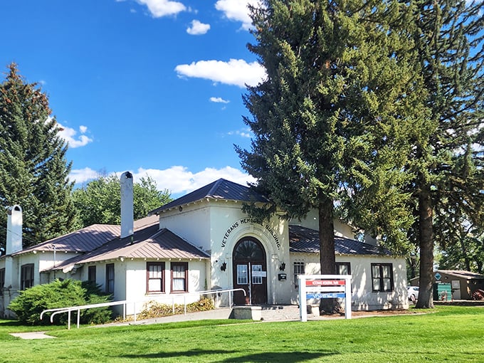 The Veterans Memorial Hall stands as a testament to service and community. Where local history is honored without the big-city price tag.