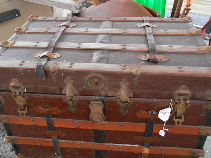 This antique trunk has survived decades of history and holds secrets of journeys past—all for less than a night at a mediocre hotel.