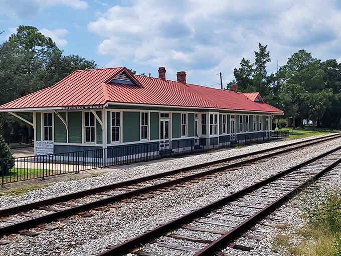 Step back in time at this historic depot where railroads once brought culture to the frontier.