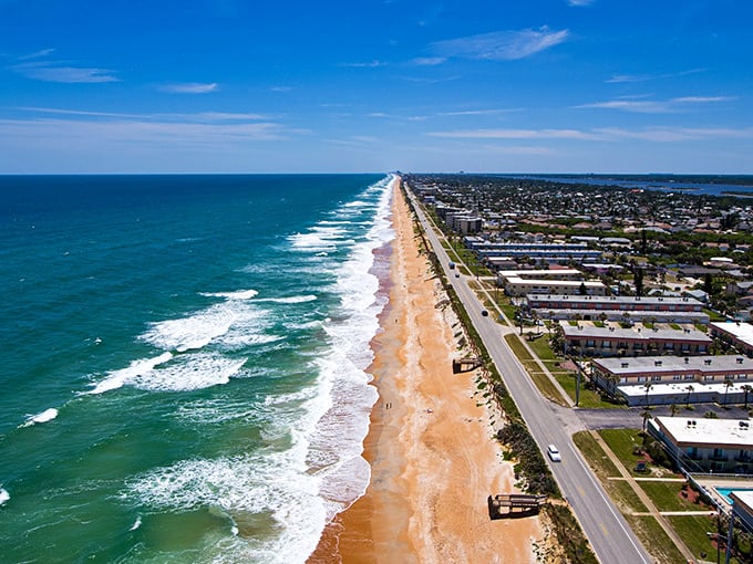 Miles of uninterrupted coastline where the Atlantic kisses golden sand—Ormond Beach offers beachfront living without the South Beach price tag.
