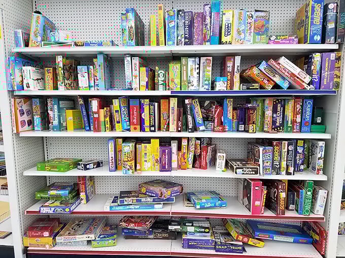 Board game bonanza! This colorful collection of family entertainment proves that fun doesn't need batteries—or a big budget—to bring people together.