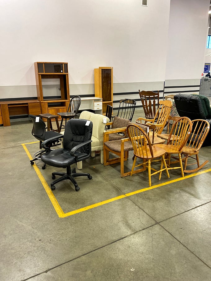 Office chair or dining set? The furniture section offers everything from executive swivels to family dinner seating—no assembly required, history included free.
