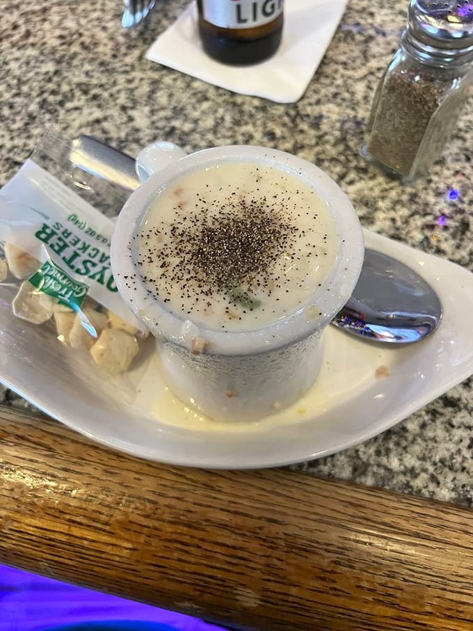 Creamy clam chowder that tastes like a warm hug from your favorite grandmother on a chilly day.