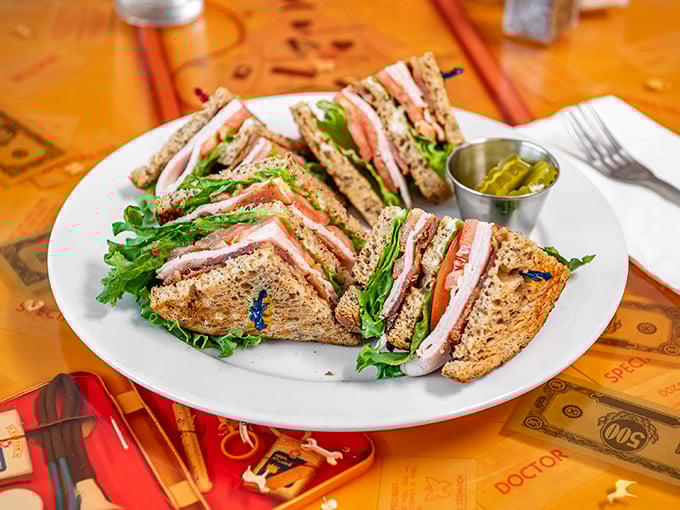Club sandwiches are the reliable friends of the food world, and this one—stacked high with fresh ingredients—won't let you down.