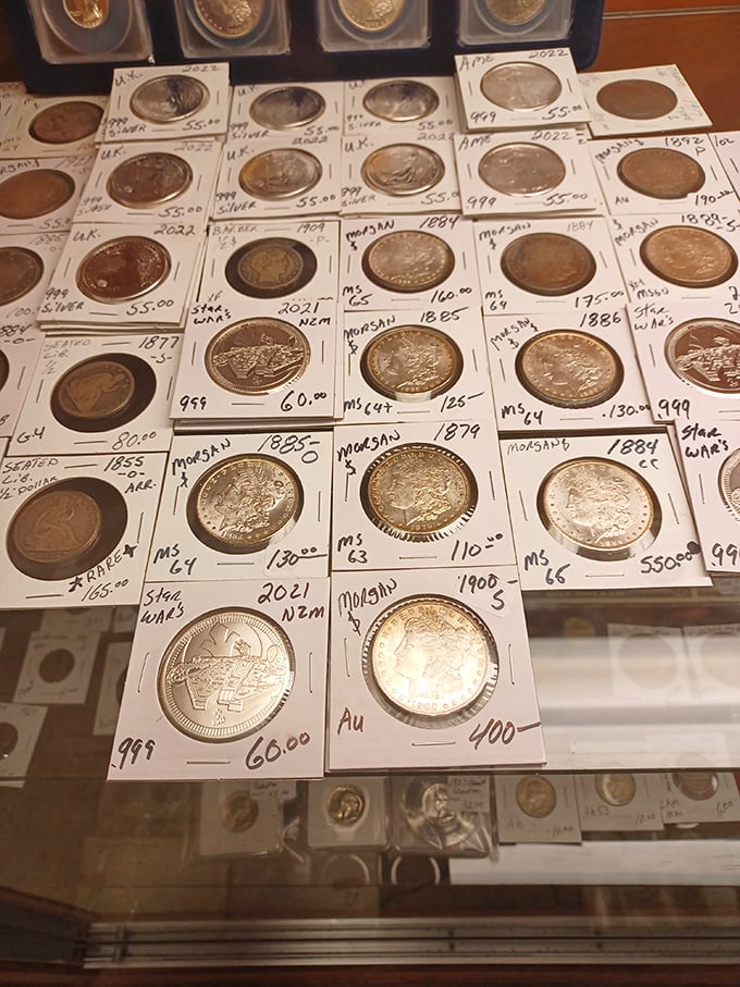 Numismatist nirvana! These silver dollars have witnessed more American history than most history textbooks – and they're priced to reflect it.