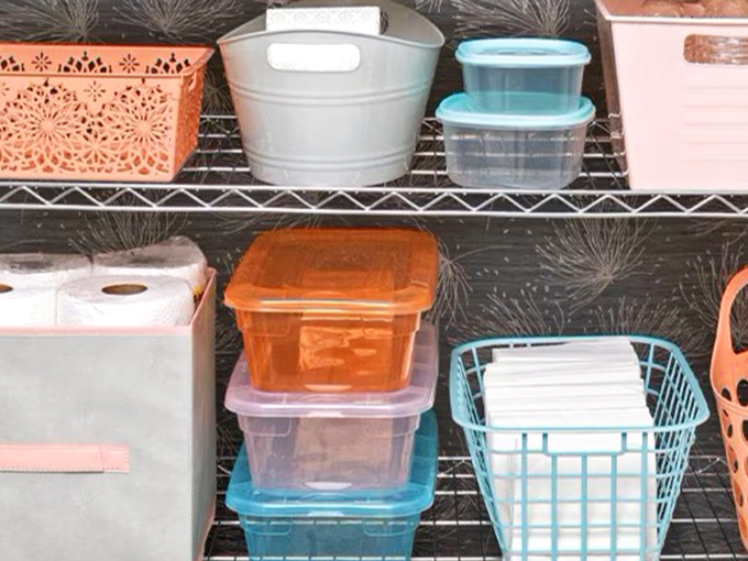 Storage container nirvana – because adulting means getting excited about perfectly stackable solutions for life's little messes.
